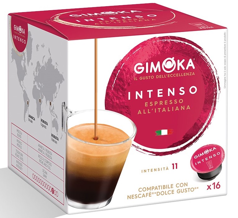Купить Капсулы формата Dolce Gusto, Espresso Intenso, 16 капсул, Gimoka ...