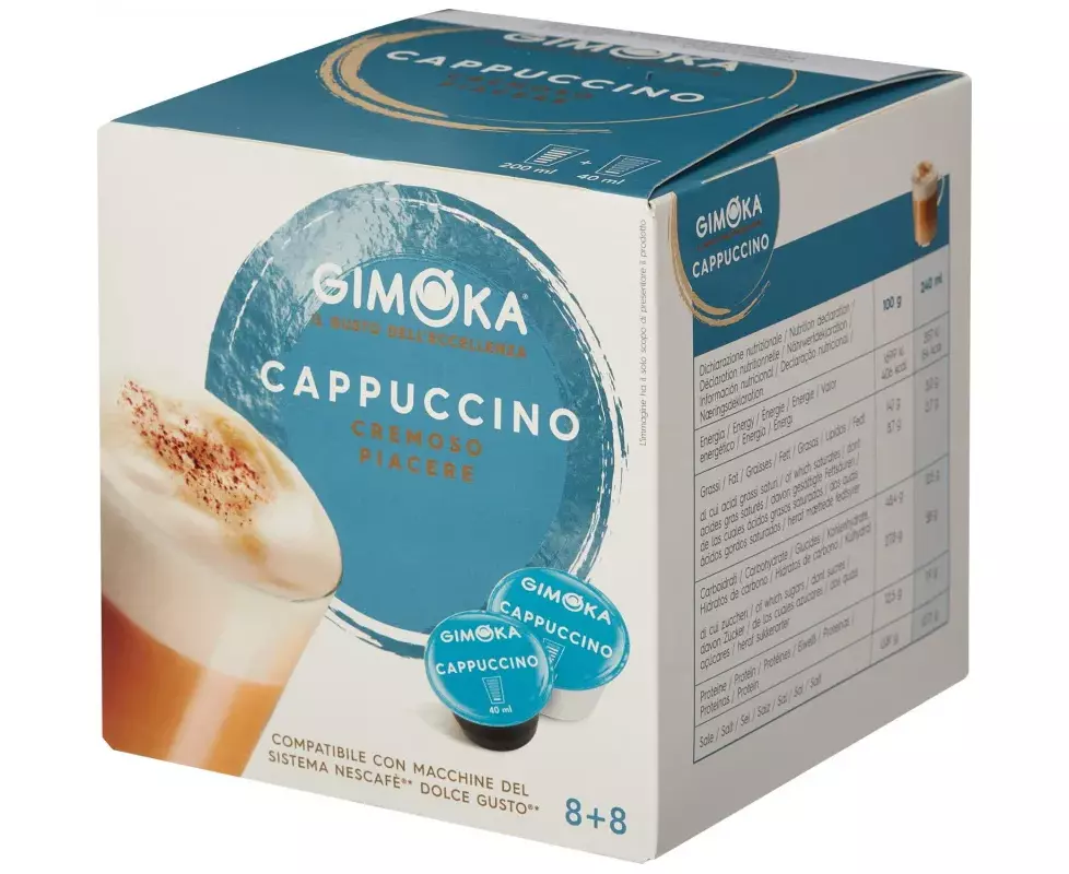 Купить Капсулы формата Dolce Gusto, Cappuccino, 16 капсул, Gimoka (арт ...